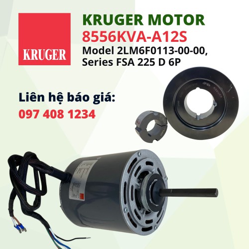 Motor Kruger 8556KVA-A12S (Model 2LM6F0113-00-00, Series FSA 225 D 6P)