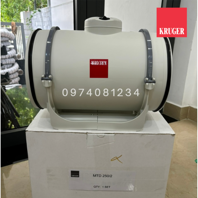 Quạt Kruger MTD 250/2 | Quạt thông gió