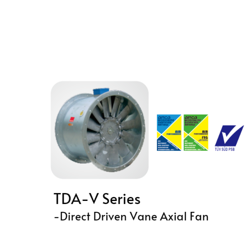 QUẠT HƯỚNG TRỤC KRUGER TDA-V SERIES | Quạt thông gió